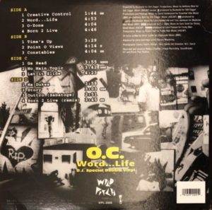 O.C. – Word…Life [Vinyle Cover Originale] - HH4L SHOP